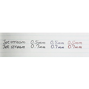uni-ball Jetstream Extra Fine Point Roller Ball Pens Refills for Multi Pen Type-0.5mm-black Ink-value Set of 5