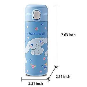 Cartoon Kitty Stainless Steel Vacuum Bottle Leakproof,Insulated for Hot or Cold Water Bottle Travel Mug for Girl-5