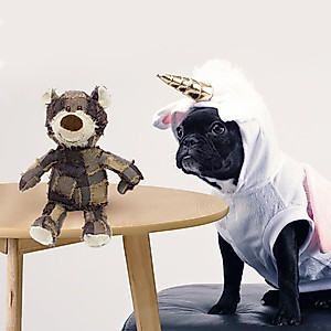 YAUNJI 2024 Premium Indestructible Robust Bear, Indestructible Dog Toys to Keep Them Busy, Petsboro Robust Bear Dog Squeak Chew Toy for Large Small Dogs for Heavy Chewers (ab)