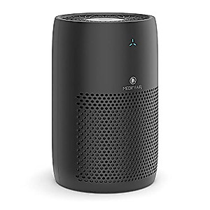 Medify MA-22 Air Purifier with H13 True HEPA Filter | 330 sq ft Coverage | for Allergens, Wildfire Smoke, Dust, Odors, Pollen, Pet Dander | Quiet 99.9% Removal to 0.1 Microns | Black, 1-Pack