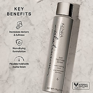Kenra Platinum Dry Texture Spray 6 | Texture Defining Styler | Increases Texture & Fullness | Absorbs Oils & Impurities | Ultra-Lightweight, Non-Drying Formulation | All Hair Types | 5.3 oz