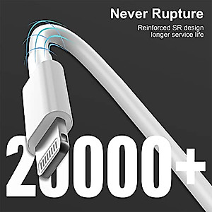 2pack 10ft iPhone Charger, [Apple MFi Certified] Long iPhone Charger Cord 10 ft, Apple Lightning to USB Cable, 10 Foot Fast Charging Cords for iPhone Charger 14/13/12/11/13 Pro/13 Max/X/XS/XR/XS