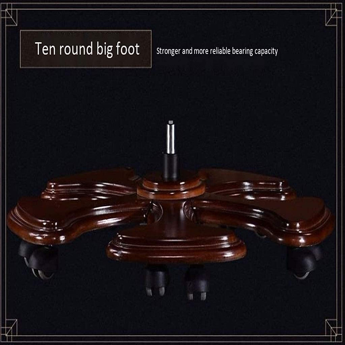 WYKDL High-Back Leather Executive Swivel Adjustable Swivel Office Desk Chair with Armrests Lumbar Support Desk Ergonomic Chair Chair Home Office Chair Reclining Swivel Chair Boss Chair