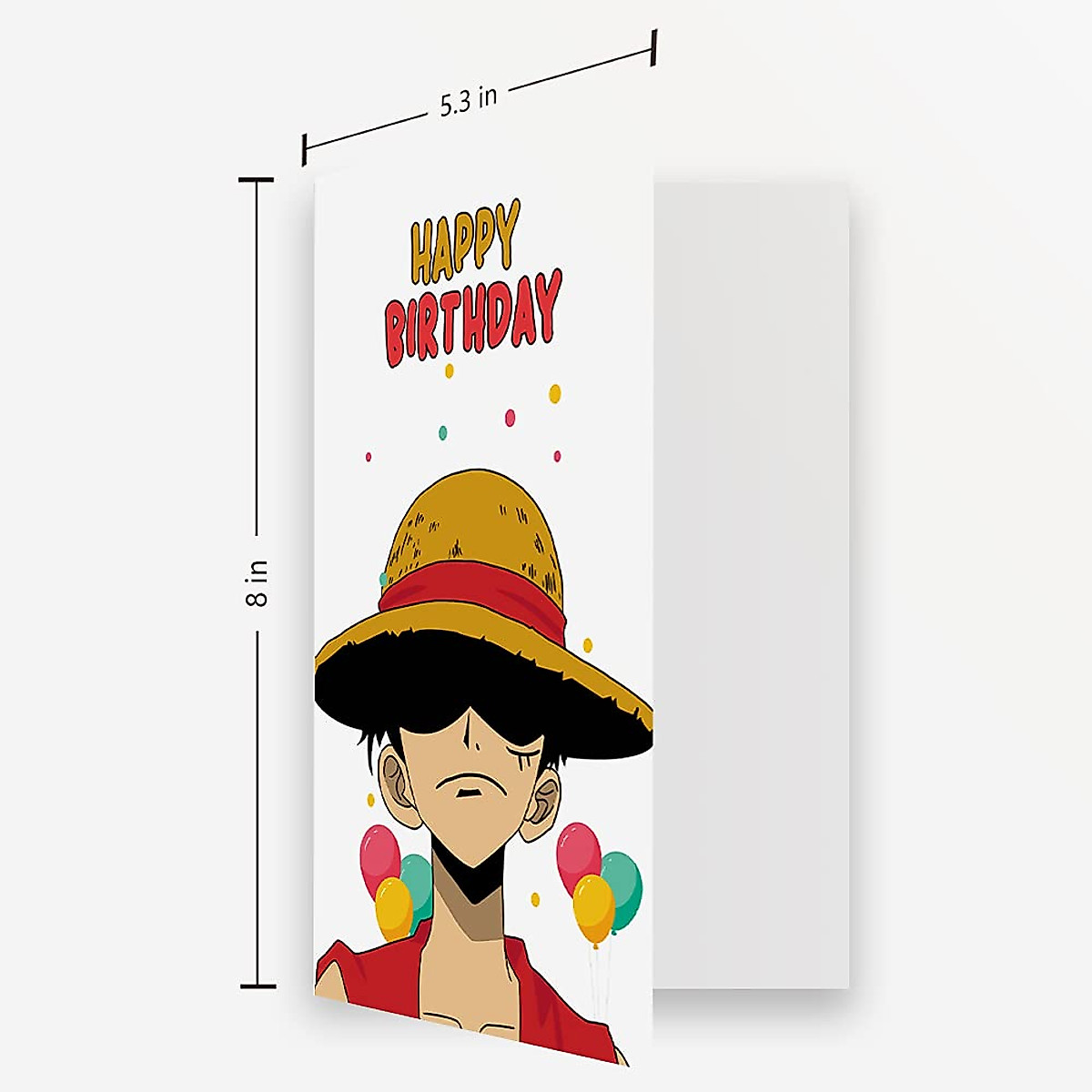 OJsensai Happy Birthday Card, Funny Birthday Card for Daughter Son, Bday Greeting Card for Him Her