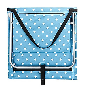 The Lakeside Collection Folding Sun Lounger - Portable Fishing Chair for Beach or Lawn