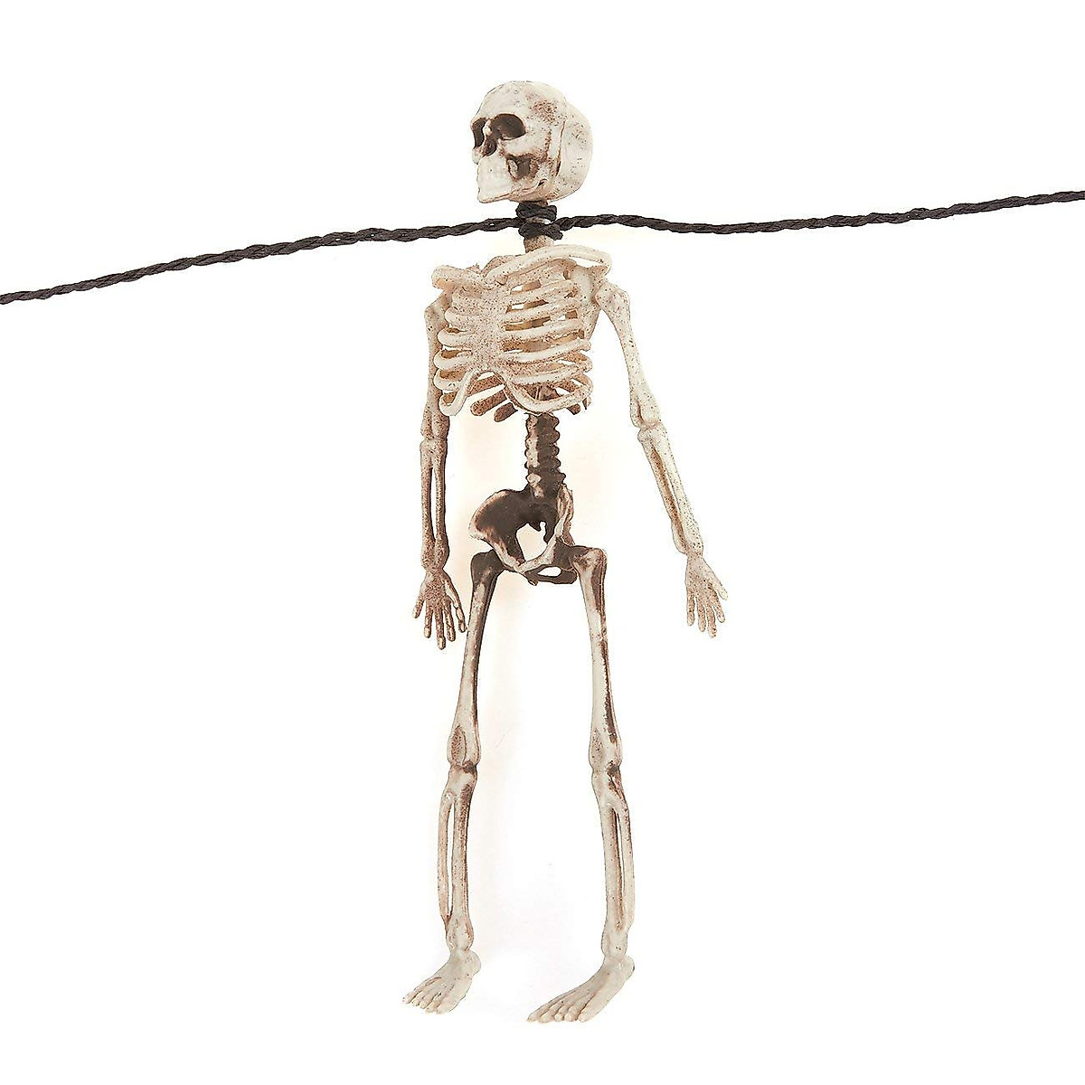 6 Feet Halloween Skeleton Garland - Hanging Human Bones Figurine Banner - Party Decorations for Haunted House Accessories