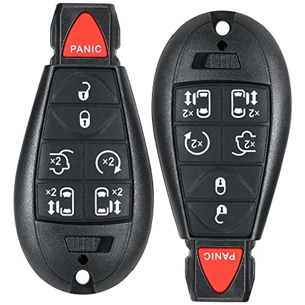 Keyless Remote Smart Key Fob Replacement Fit for Chrysler Town and Country 2008-2016, Dodge Grand Caravan 2008-2020, M3N5WY783X, IYZ-C01C Part # 267F-5WY783X 2701A-C01C