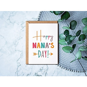 Happy Nanas Day Card. Happy Birthday Card. Mother's Day Card. Card For Nana. Card For Grandma. Mother's Day Card. Nana Gift. Gift For Her.