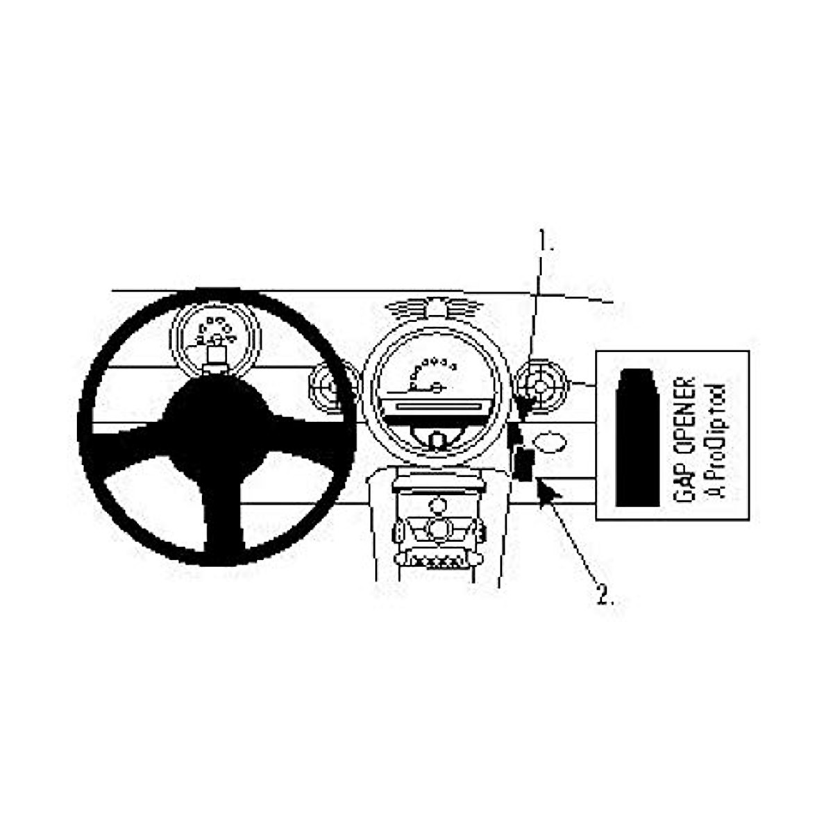 Brodit 854046 ProClip Angled Mount