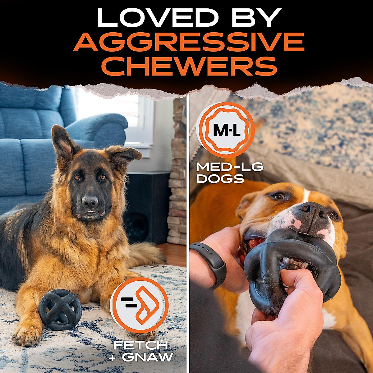 Monster K9 Ring Ball & Chew Stick