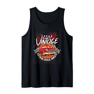 Car - Hot Rod Classic Vintage Car Tank Top