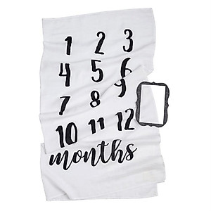 Mud Pie Monthly Milestone Blanket Photo Prop Set
