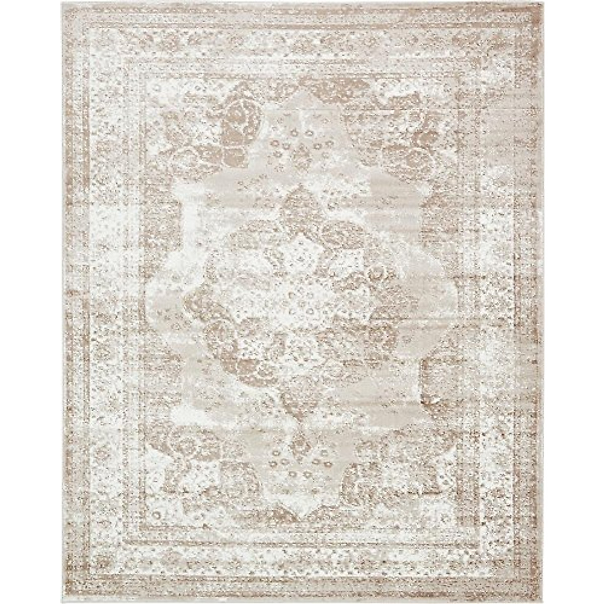 Unique Loom Sofia Collection Area Rug - Salle Garnier (8' x 10', Beige/ Ivory)