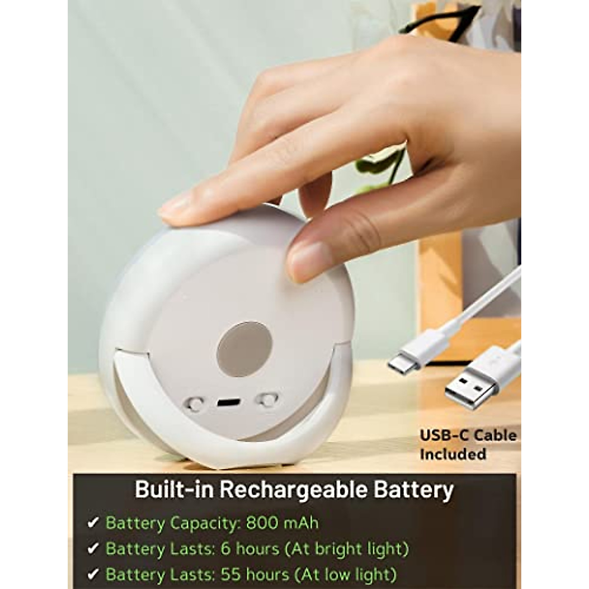 Searon Rechargeable Motion Sensor Night Light Kids, Under Cupboard Lights, Dimmable Cabinet Lights for Stairs Wardrobe Closet Bedroom Hallway Drawer Shed Toilet Garage