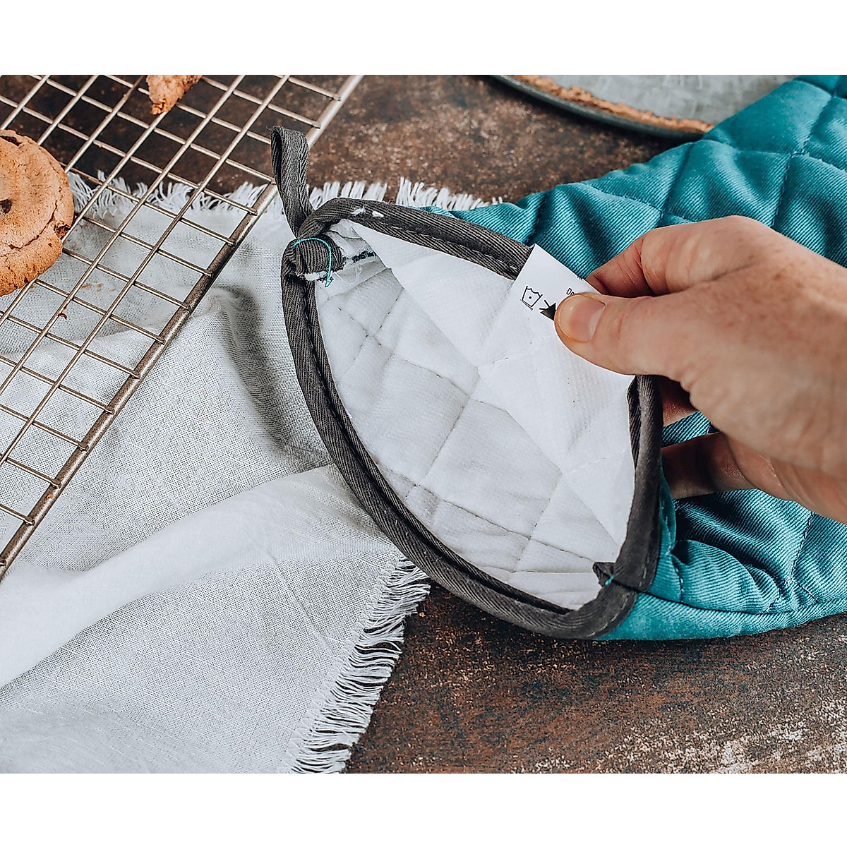 The Nightmare Before Christmas Jack and Sally Oven Mitt Glove