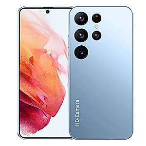 4G Smartphone, 6.82 inch HD Full Screen Ultra Dual Card Dual Standby Thin Cell Phone, MTK6737 CPU, 8GB RAM, 256GB Storage, Face Recognition, 8MP 32MP Cameras, 6000mAh Battery