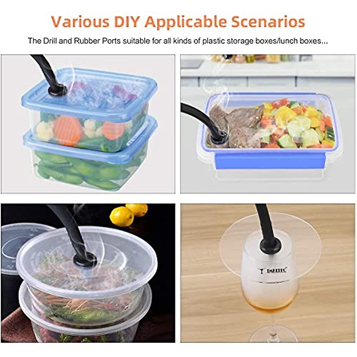 KENKUO Food Smoking Gun, Portable Handheld Indoor-Outdoor Smoke Infuser Cold Smoke Generator Tool for Meat, Drinks, BBQ, Cheese, (Black), 125x55x125mm, G01K