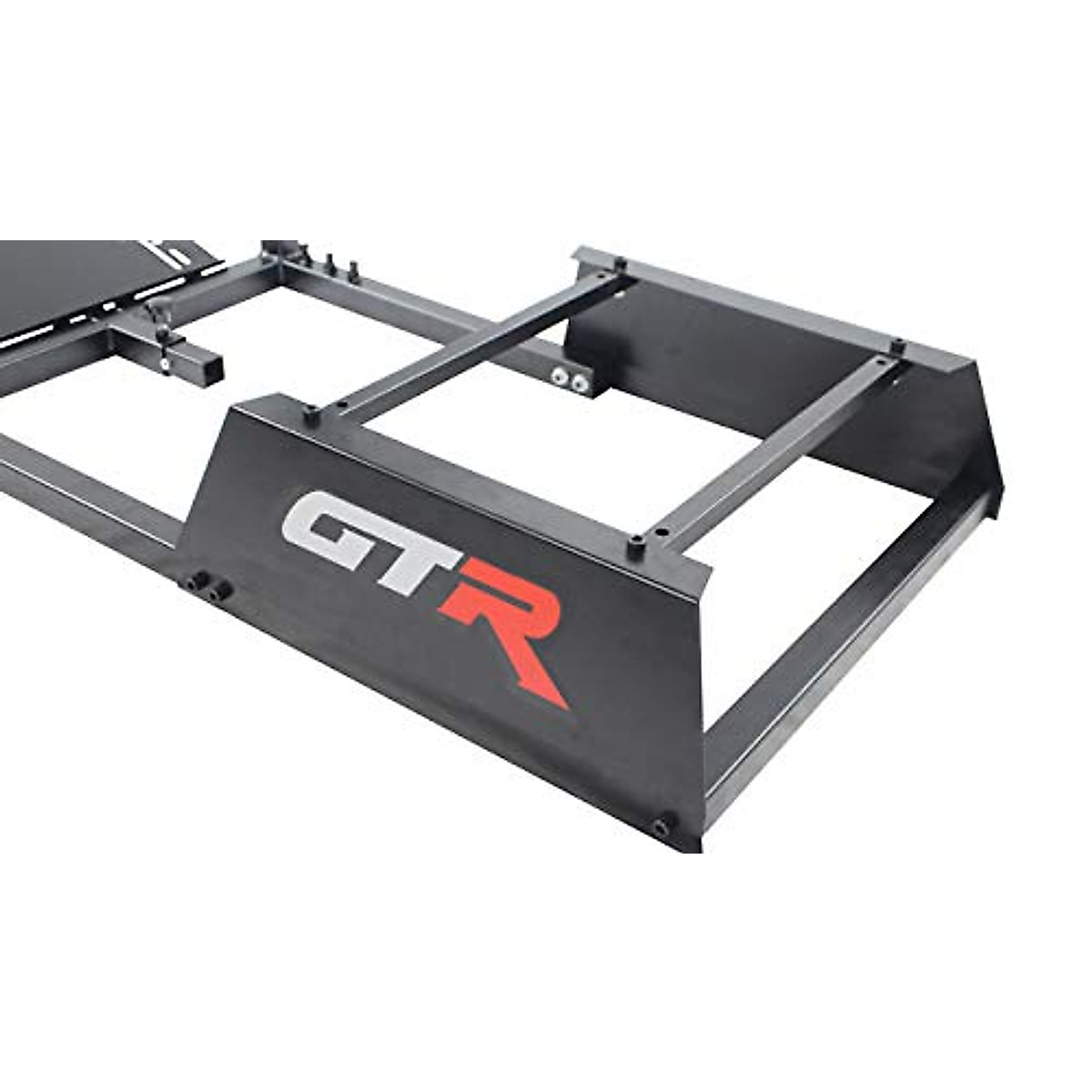 GTR Simulator GTA Model Majestic Black Frame with Adjustable Leatherette Pista Racing Seat Racing Driving Gaming Simulator Cockpit Chair (Pista-Black/Red)