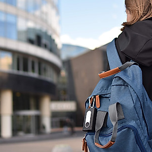 Atmotube Battery Powered Pro Portable Outdoor and Indoor Professional Air Quality Monitor [PM, VOCs, Temperature, Humidity and Barometric Pressure Tester], Pollution Meter