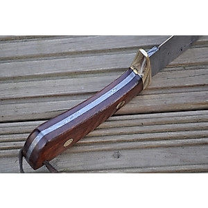 Perkin - Custom Damascus Handmade Hunting Knife - Bushcraft Knife