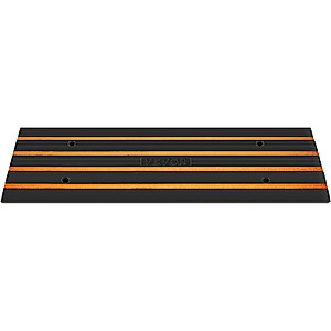 VEVOR Driveway Curb Ramp 2 Pack, 33069 Lbs Capacity Rubber Car Ramp, 2.6" Rise Curb Ramp for Driveway, Loading Dock, Garage, Sidewalk, Car, Truck, Scooter