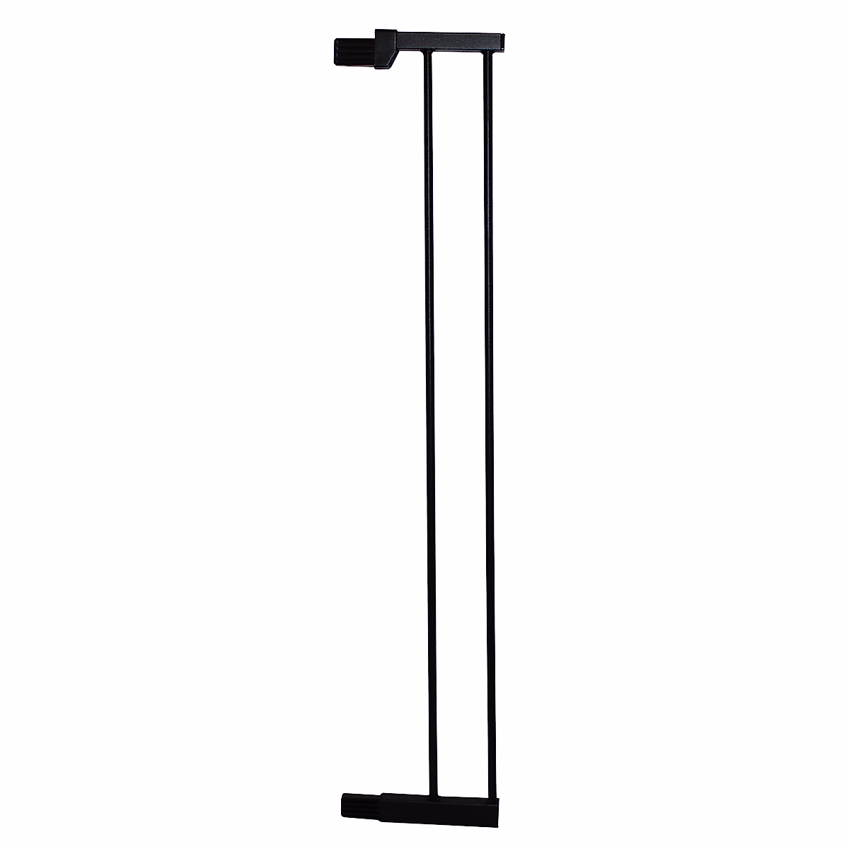 Cardinal Gates Medium Extension for Extra Tall Premium Pressure Gate, Black