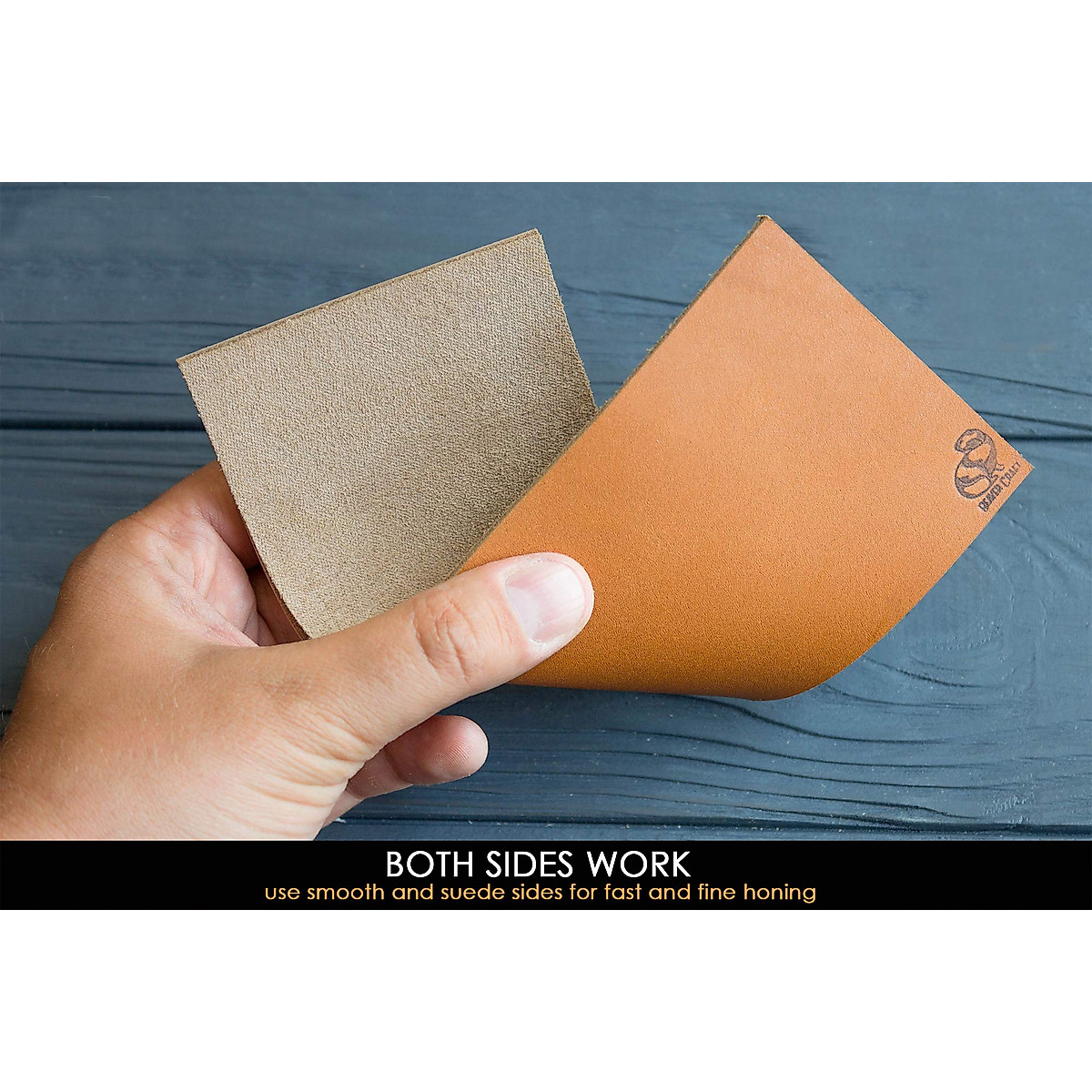 BeaverCraft Whittling Knife for Beginners C1 Kid Stropping Leather Strop Kit for Sharpening Knife Strop LS2P1