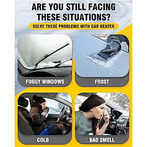 Car Heater, 12V Portable Car Heater, Portable Car Heater That Plugs into Cigarette Lighter for Car