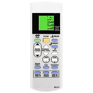 XIVUE Replacement Remote Control for Brondell Bidet Toilet Seat Swash S1000 (Also Work with S1400 S1200 S900 S300 CL825) with Mounting Bracket, White, B620240102B04(Bro-01_zhijia)