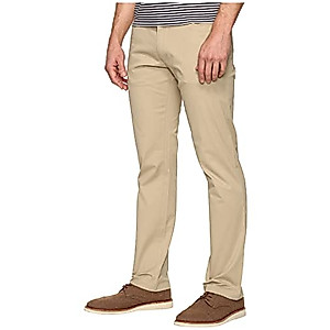 Calvin Klein Men's Stretch Sateen Casual Pants Classic Khaki 30W x 30L