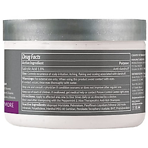 Design Essentials Peppermint & Aloe Therapeutics Anti-Itch Hair + Scalp Treatment Dandruff Hairgrooming, 5 Fl Oz., White