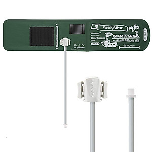 Welch Allyn REUSE-09-1SC FlexiPort Blood Pressure Cuff, Size 09, Child, Reusable, 1-Tube, Male Screw Connector, 15-21 cm Range