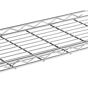 Whitmor Supreme Laundry Cart and Versatile Storage Solution - Chrome