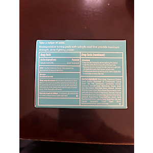 TULA Skin Care Breakout Breakthrough - Acne Maximum Strength Biodegradable Toner Pads, Non-Alcohol, Acne & Blemish Fighting, Soothes & Brightens Marks, 30 Pads