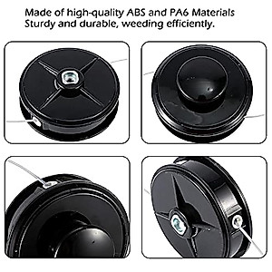 Dyna-Living Echo Trimmer Head Replacement for Echo, Echomatic Bump Head for SRM Straight Shaft Trimmers, Speed Trimmer Head Fit for Replacing Echo SRM 225 Parts, Echo SRM 266 Parts