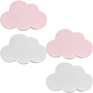 Cabilock 4pcs Hanger Hooks Cloud Wall Hanger Bathroom Wall Hooks Magnetic Goose Cloud Hook Wall Storage Shelf Decoration Hat Wooden Decor Wooden Wall Hooks Child Wall Hanging Key Cabinet