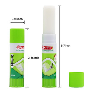 3D Printer Glue Sticks, FENGWANGLI 4 Pieces Solid Adhesive for Hot Bed Print Filament PLA Glass ABS PETG CPE