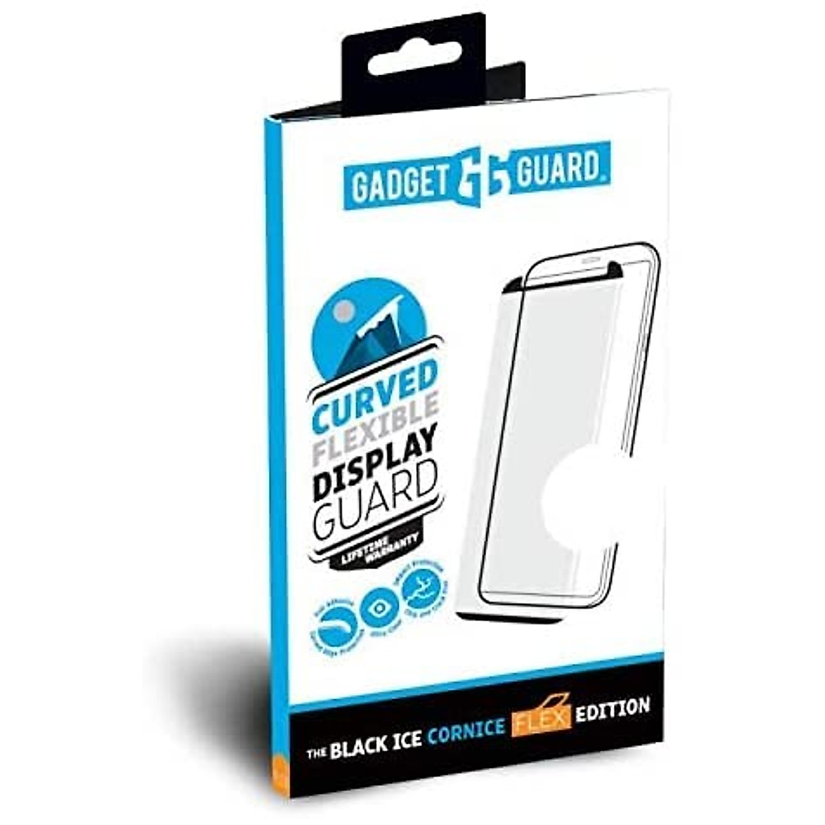 Gadget Guard Black Ice Plus Glass Screen Protector for The Samsung Galaxy S10e (Clear)