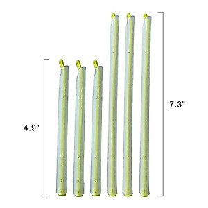 Mithrim Transparent Sealing Clips, Reusable Bag Chip Clips, Airtight & Watertight on Snacks, Seasonings, Storage Bags, Bag Sealer Sealing Clips Sticks 6PCS