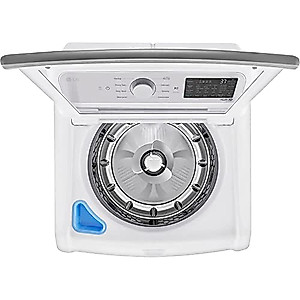 LG WT7405CW 5.3 Cu. Ft. White Top Load Washer with 4-Way Agitator & TurboWash3D Technology