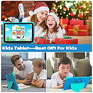 YINOCHE Kids Tablet Android Toddler Tablet for Kids Tablets for Kids 2GB+32GB with Gamepad Support Parental Control Children's Tablet Dual Cameras,Games, Kid Proof Case Netflix YouTube