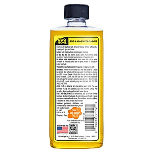 Goo Gone Original Liquid - 8 Ounce and Sticker Lifter - Surface Safe Adhesive Remover Safely Removes Stickers Labels Decals Residue Tape Chewing Gum Grease Tar Crayon Glue