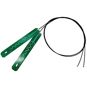 2 x 8dBi 2.4GHz 5.8GHz Dual Band WiFi Antenna IPEX MHF4 Internal Antennas with 50cm Cable for M.2 7265 8265 9260 9560 AX200 Card