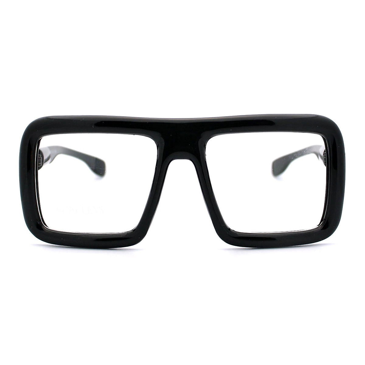 PASTL Thick Square Glasses Clear Lens Eyeglasses Frame Super Oversized Fashion Black