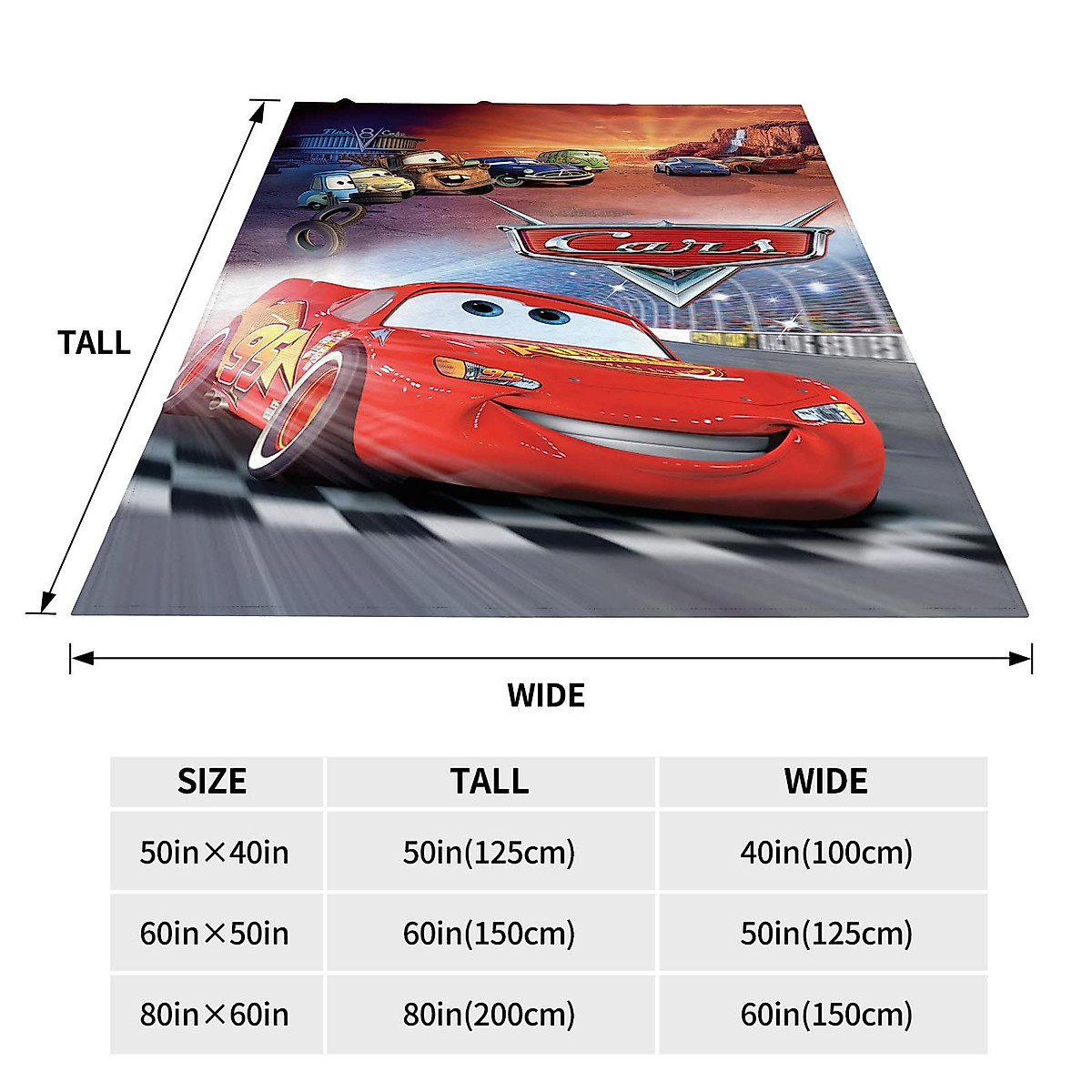 Cartoon Blanket 50"x40" Super Soft Flannel Throw Blanket Cute Lightweight Sleep Blanket Christmas Decor Gifts Blanket for Boys Girls Couch Sofa Living Room