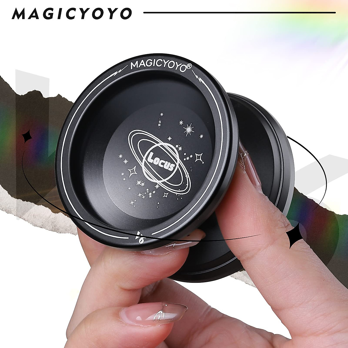 MAGICYOYO V6 Responsive Yoyo for Kids & Adults - Alloy Material, Durable Beginner Trick Yoyo, Extra Bearing Kit