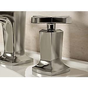 KOHLER 16232-3-CP Margaux 1.2 gpm Bathroom Sink Faucet with Cross Handles, Widespread, Polished Chrome