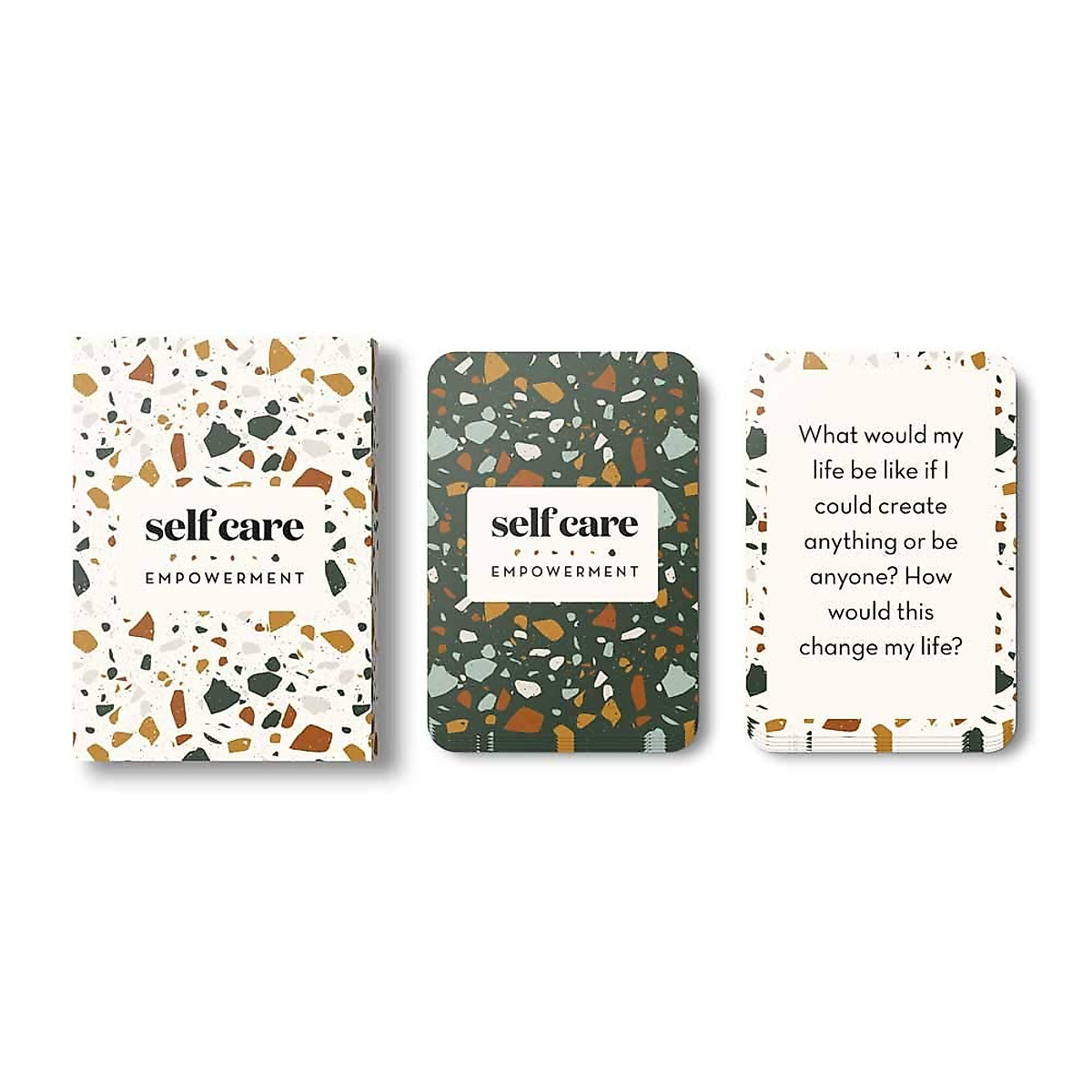 Allura & Arcia Empowering Self Care Questions - 52 Stress Relief Cards for Meditation, Mindfulness, Yoga & Gifts