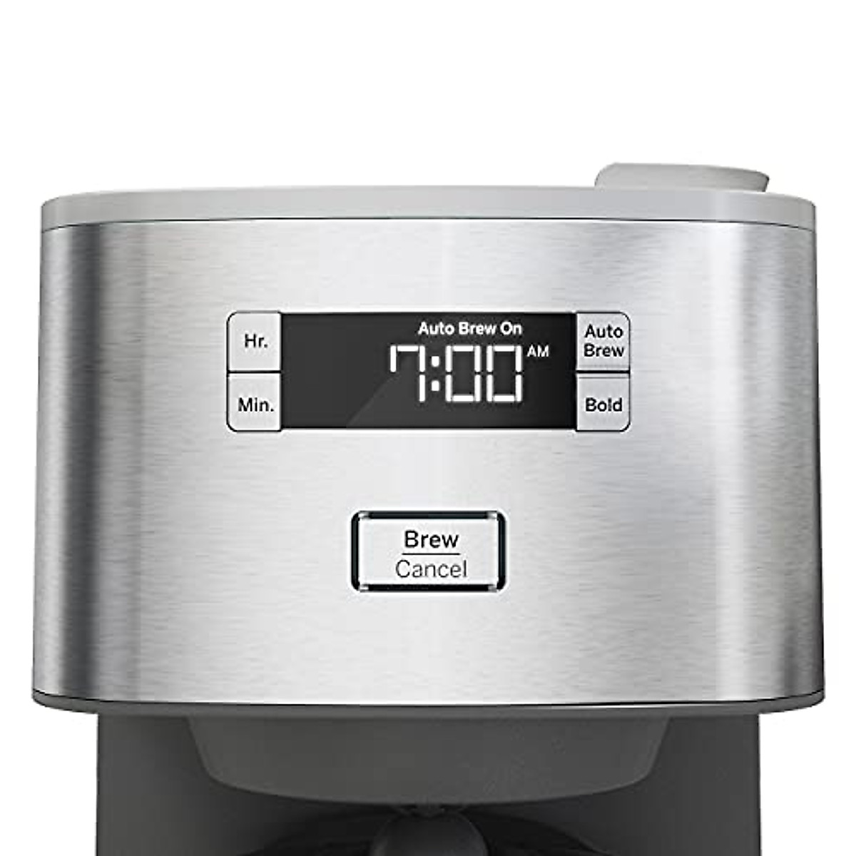 GE Drip Coffee Maker With Timer | 10-Cup Thermal Carafe Pot Keeps Coffee Warm for 2 Hours | Adjustable Brew Strength | Wide Shower Head for Maximum Flavor | Kitchen Essentials | Stainless Steel
