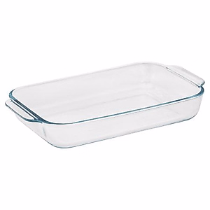 Pyrex Bakeware 2-Quart Oblong Baking/Serving Dish, Clear, 2 QT - Original Genuine Pyrex - Made in the USA